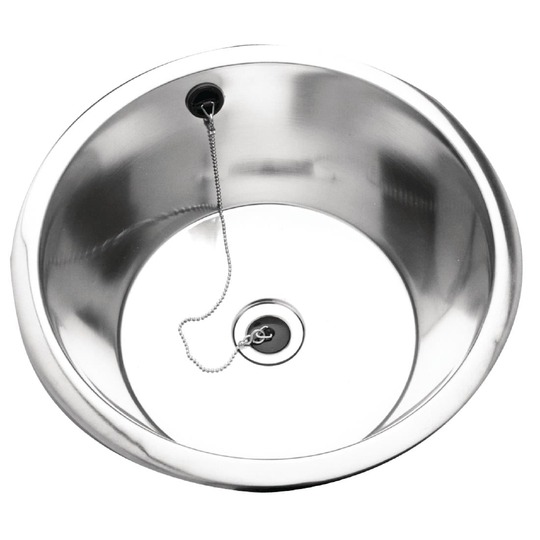Franke Sissons Stainless Steel Rimmed Edge Round Inset Sink Bowl 355mm ...