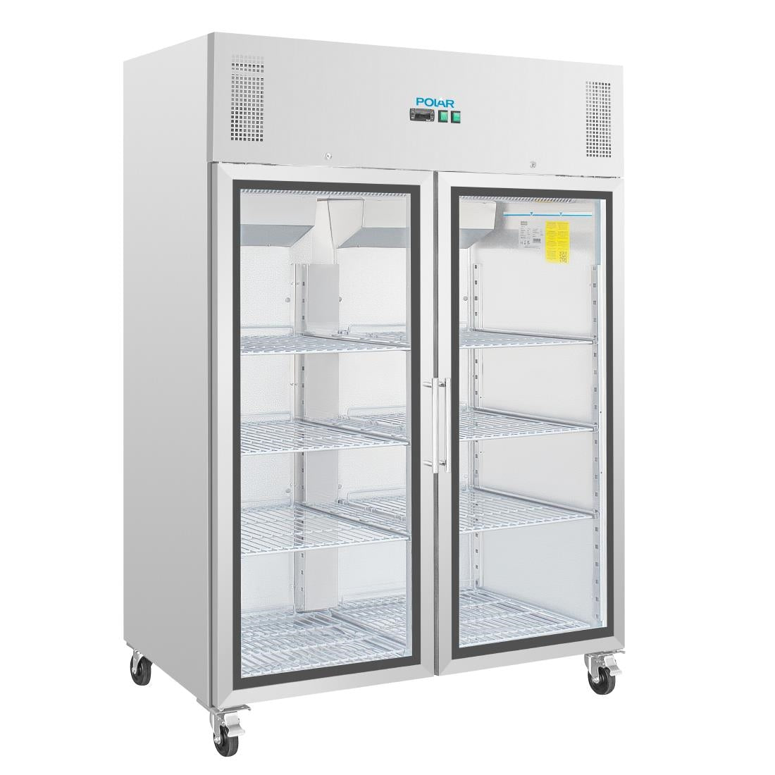 Polar G-Series Upright Double Door Gastro Display Fridge 1200Ltr ...