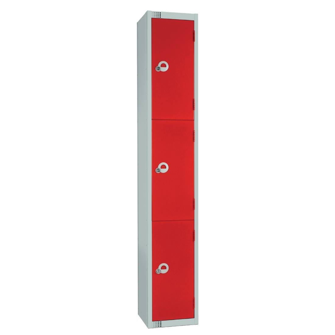 Elite Three Door Padlock Locker with Sloping Top Red – Lordwell ...